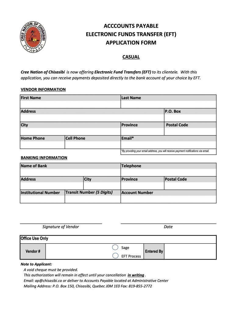 Finance – Cree Nation of Chisasibi